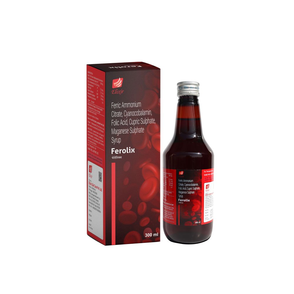 FEROLIX SYRUP – Elixir Life Care pvt ltd